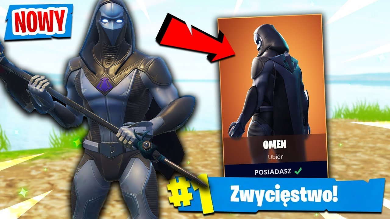 🔥 *NOWY* LEGENDARNY SKIN "OMEN"! | Fortnite (Battle Royale) - YouTube