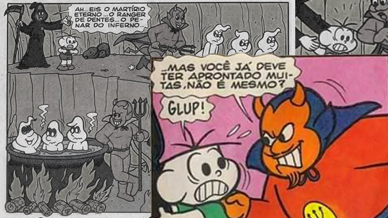 INFERNO? Como CEBOLINHA foi se encontrar com o DIABÃO? - YouTube