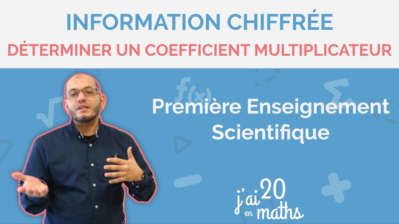 Déterminer un coefficient multiplicateur - Information chiffré Première ...