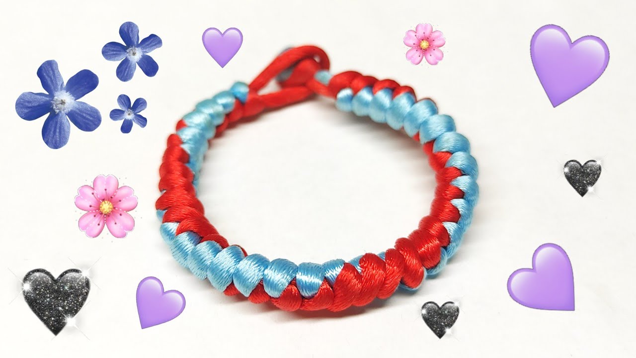 Ipdan braslet yasash. Ipdan narsa yasash. bracelet. diy. - YouTube