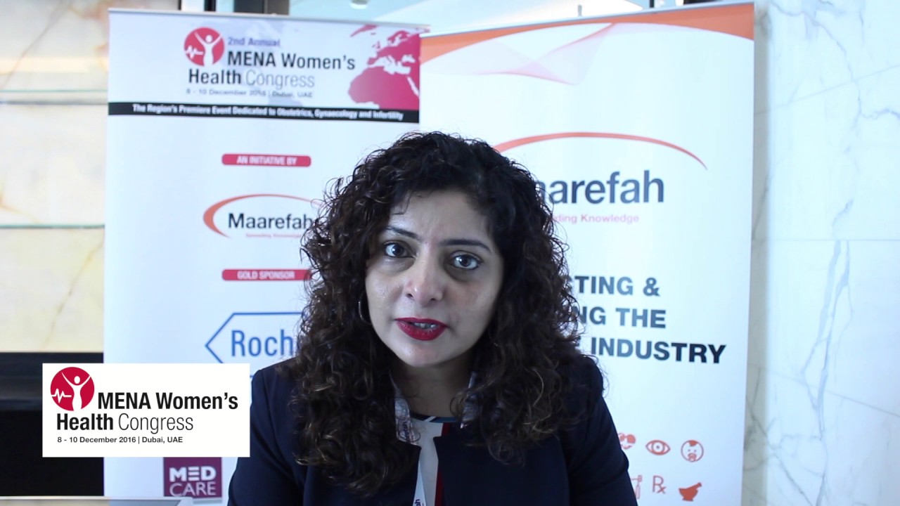 Dr. Amala Nazareth sharing her insights at the MENA Women's Health ...