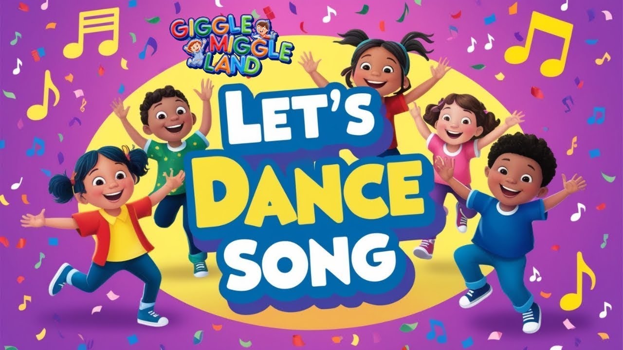 Let’s Dance Song for Kids | Fun & Easy Dance-Along | Clap, Jump, & Spin ...