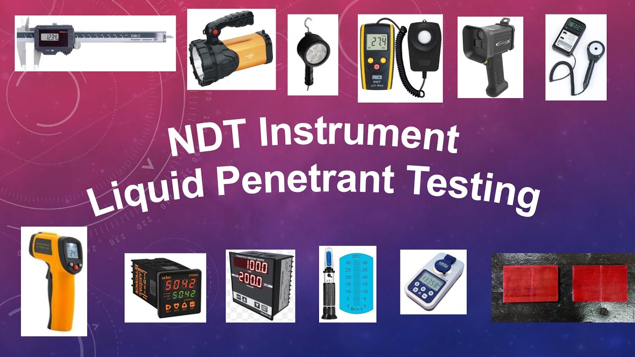 NDT Instrument - Liquid Penetrant Testing - YouTube