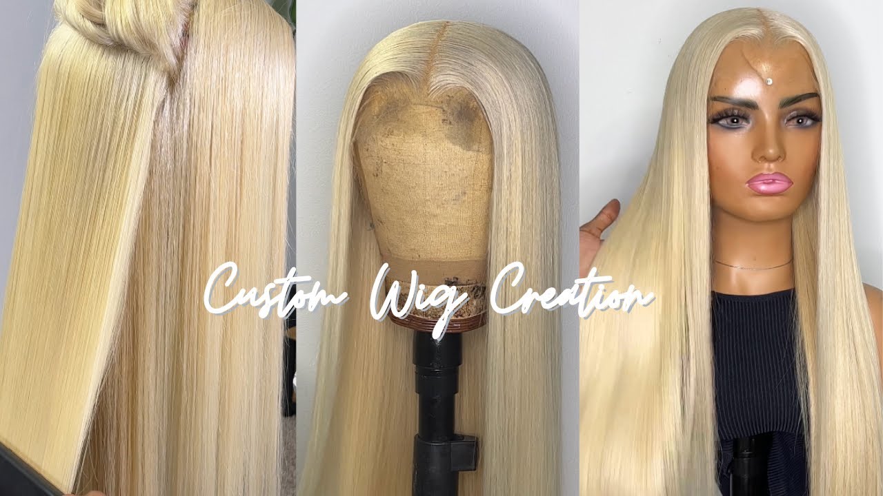 Blonde Custom Wig Creation + Styling Ft. TLE Hair - YouTube