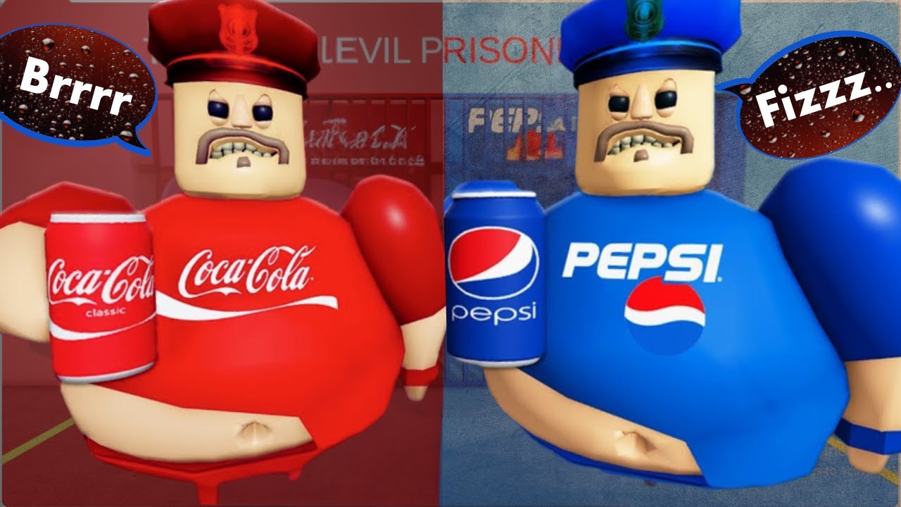 Cola Clash! Coca-Cola vs. Pepsi Escape Barry’s Prison Run 🥤🔥 - YouTube