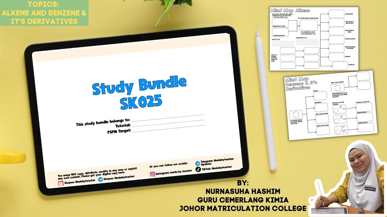 Organic Reactions Study Bundle SK025 (Part 1) - YouTube