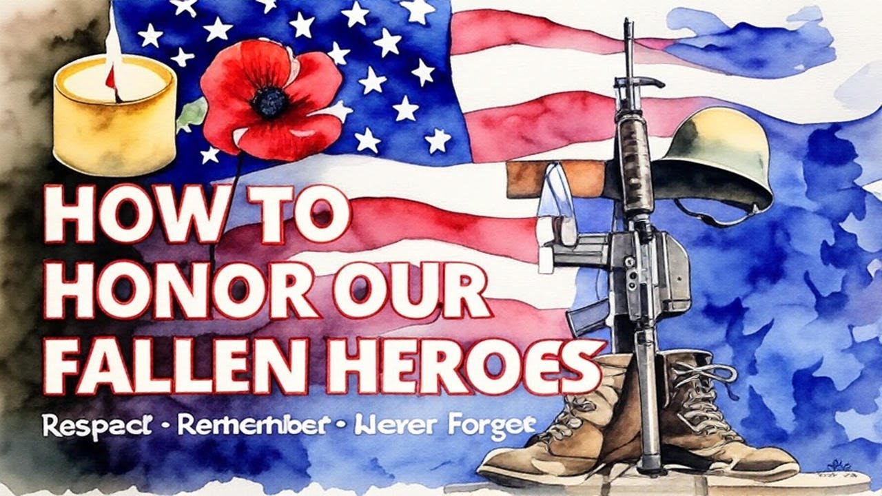 How To Honor And Mourn Fallen Service Members. - YouTube
