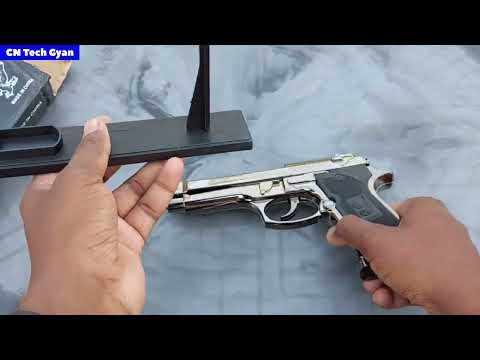 9mm Beretta Pistol Gun Lighter Unboxing || Gun Unboxing Video || CN Tech Gyan 