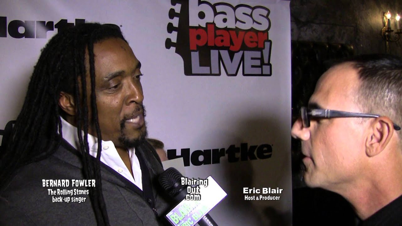 The Rolling Stones back up singer Bernard Fowler talks w Eric Blair ...