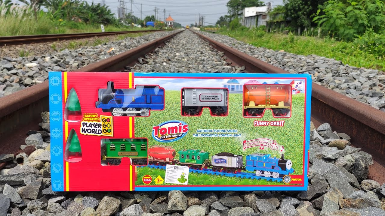 UNBOXING MAINAN KERETA THOMAS BER-ASAP Miniatur Kereta Api Indonesia ...