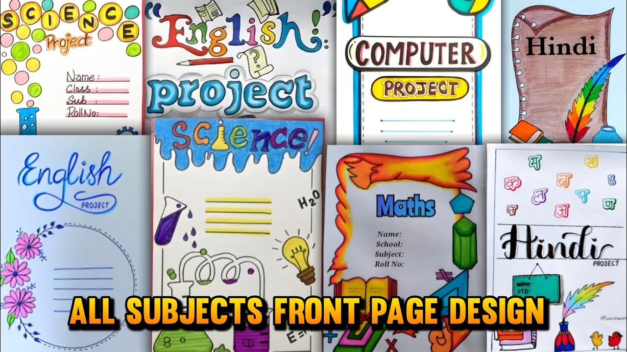 Front Page Designs/designs for project/Project work designs/Assignment ...