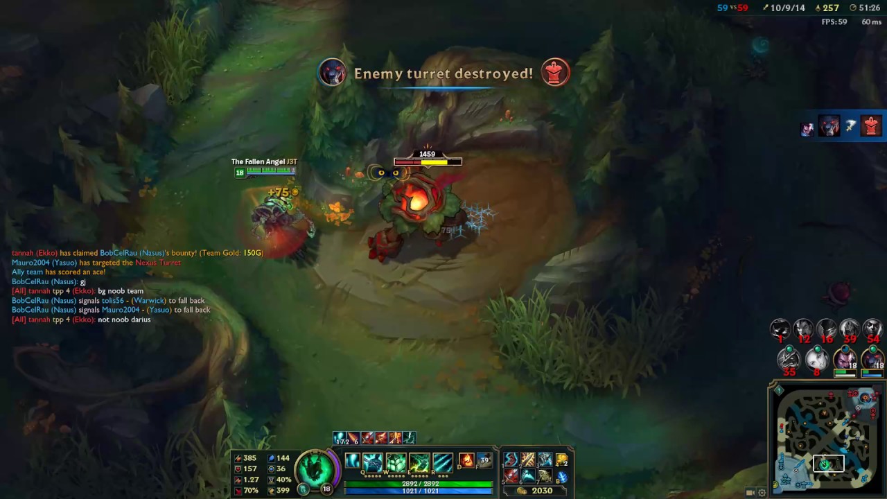 Thresh ADC (1200 AD + 950 AP on hit with 385 AD, 145 AP & 70% Critical ...