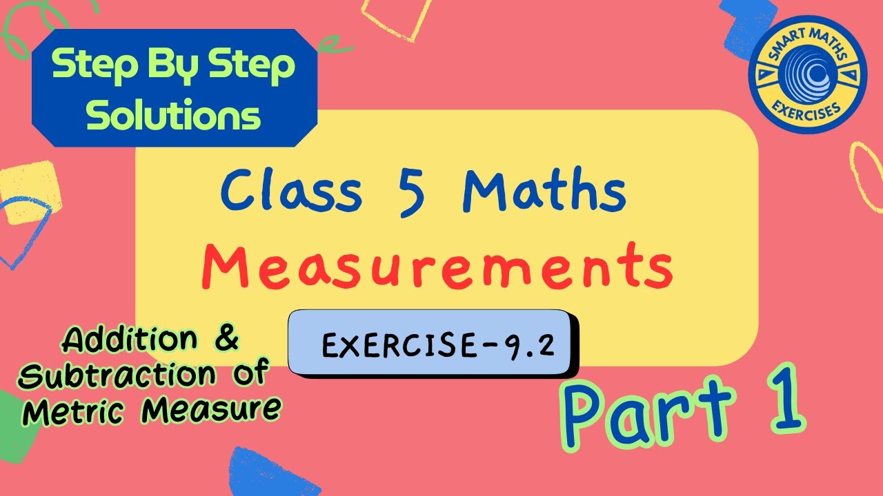 How to Add and Subtract Metric Measures | Class 5 Math Measurements ...