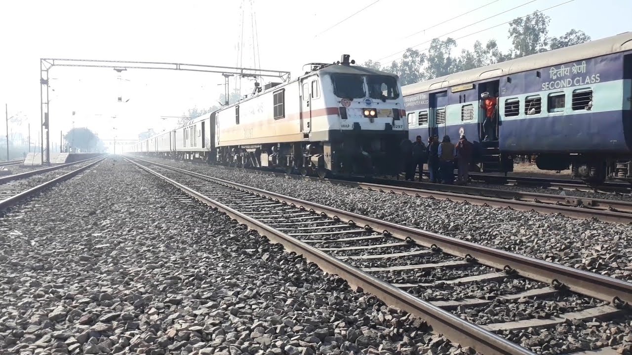 Chennai Rajdhani full speed trail - YouTube