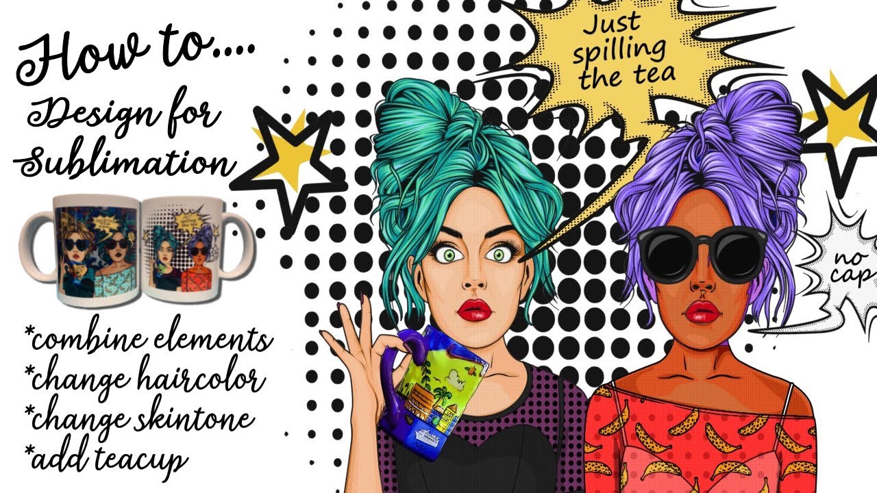 How to Design for Sublimation with FREE Software - YouTube