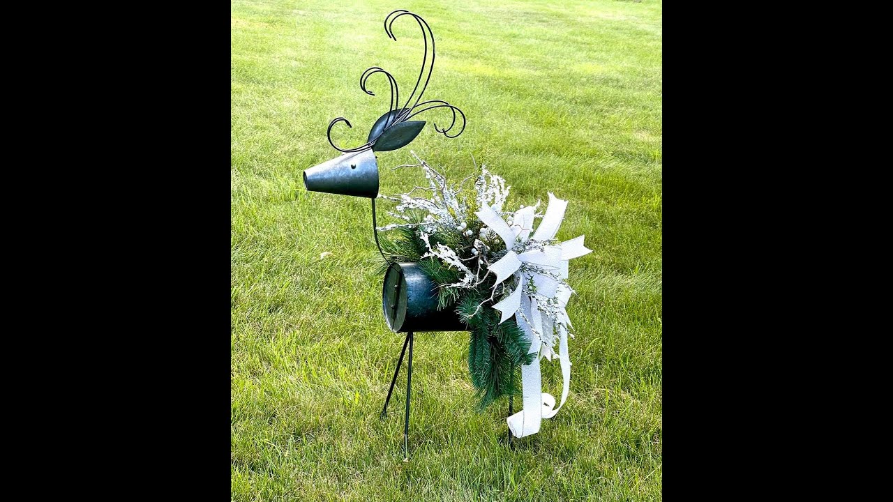 Learn How to Create the Cutest Reindeer Arrangement! - YouTube