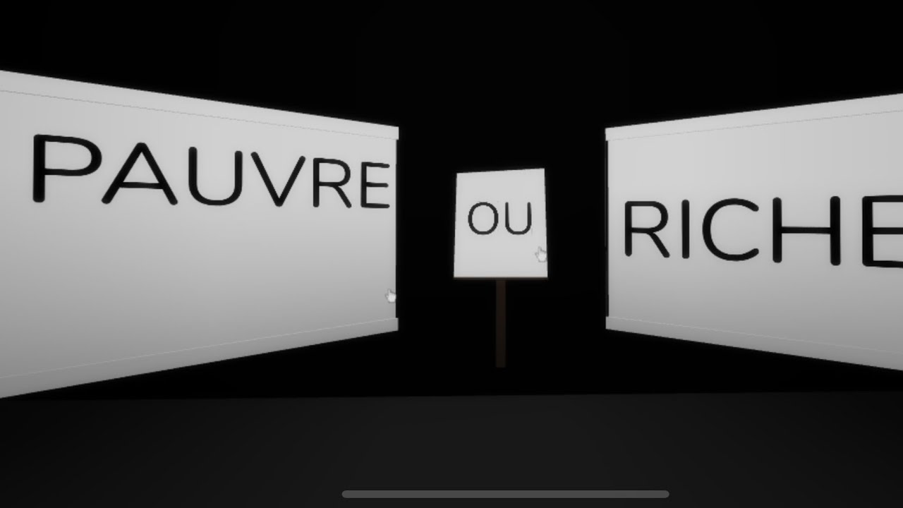 Pauvre ou riche ? Obby - YouTube
