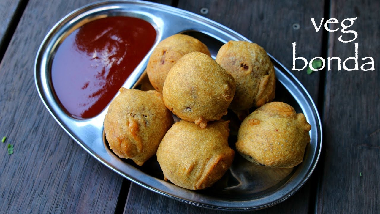 veg bonda recipe | vegetable bonda recipe | mixed veg bonda - YouTube