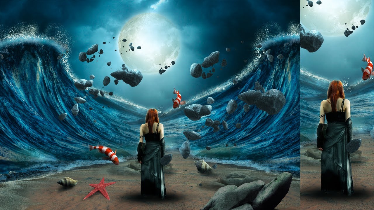 Try Something Difficult In Photoshop Complete Detail Manipulation - YouTube