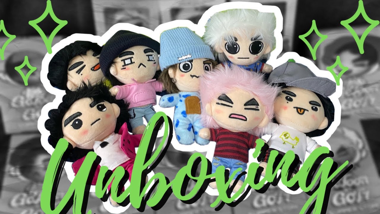PHP. 20,000 GOT7 MERCH // Unboxing my "GOTOON by GOT7" Summer Dolls ...