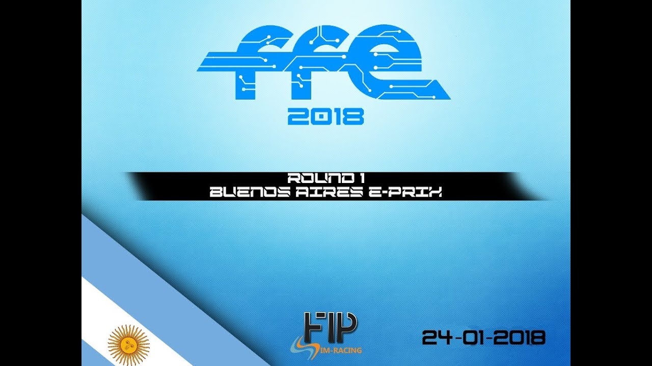1°Round FIP Formula E 2018 - Buenos Aires (FIP Sim Racing/rFactor ...