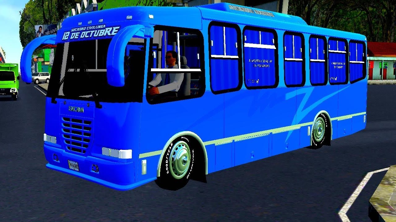 🟦APORTE ENCAVA CARA PIG AZUL 12 DE OCTUBRE🟦 PARA BUS SIMULADOR ...