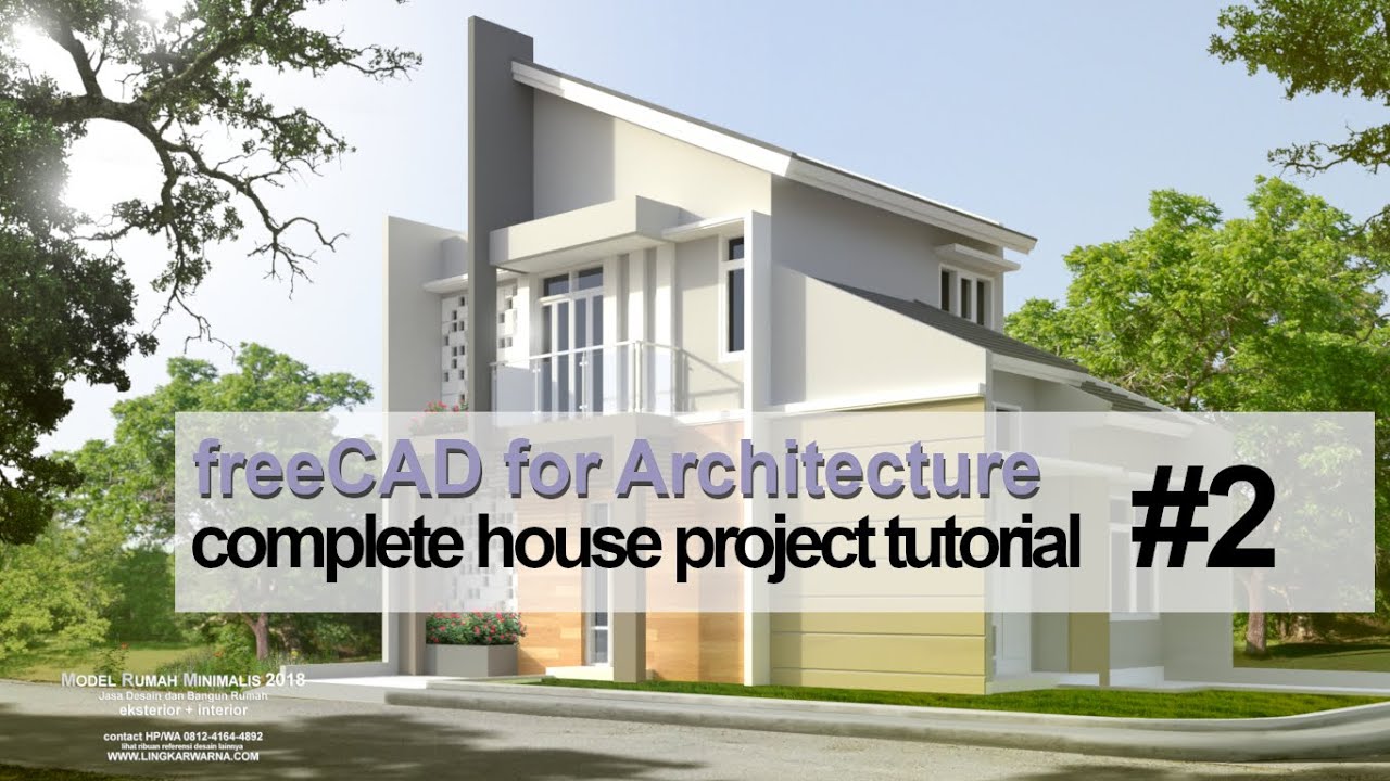 preparing 2d object references for house design in freeCAD : tutorial ...