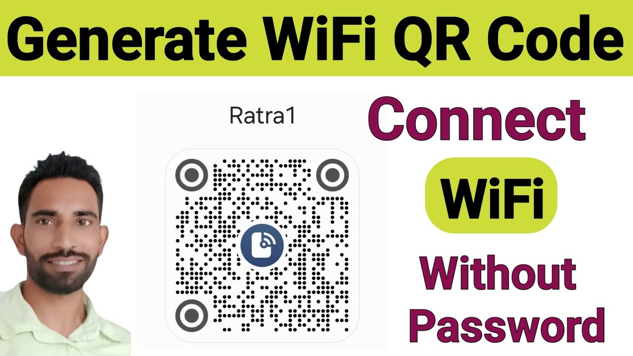 How To Create QR Code of wifi | how to connect hotspot without using ...