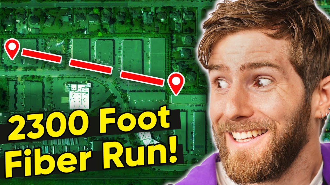 Everyone said this was impossible - Backyard Fiber Run - YouTube
