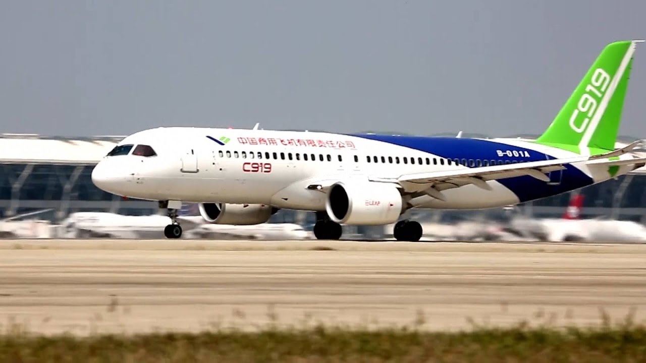 China-made passenger jet C919 to take wing - YouTube