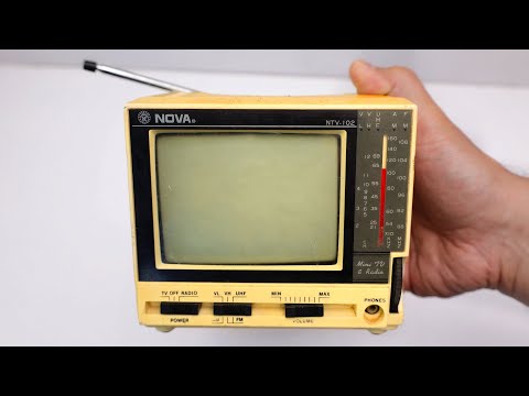Eski Mini TV'nizi Eski ZAFERİNE GÖTÜRÜN ve Yenileyin! Restorasyon ve Onarım - ASMR