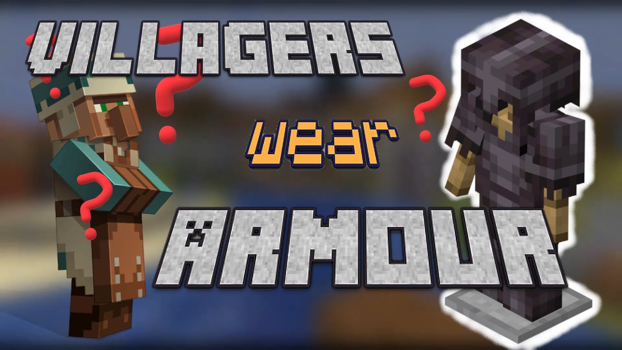 Minecraft Survival How To Put Armor On Villagers Villager Survival Guide Youtube