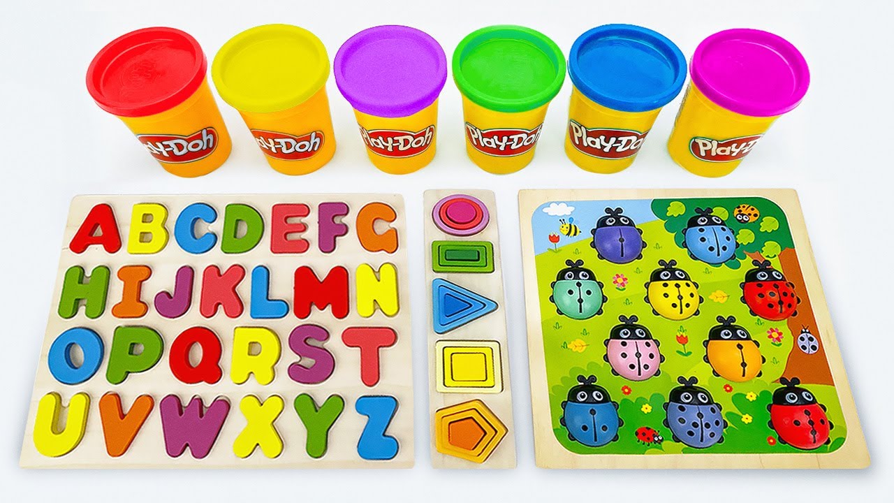 Learn ABC, Animals, Shapes, Numbers with Play Doh | Best Preschool ...
