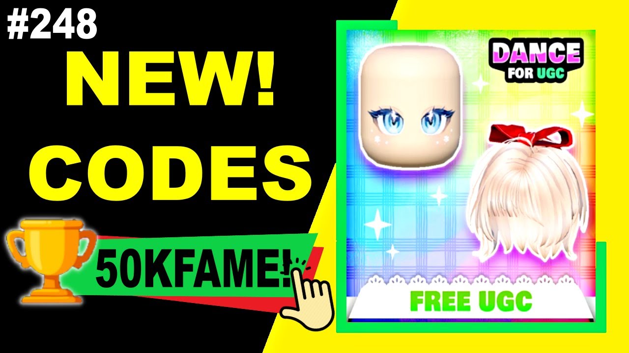 *NEW* Codes DANCE FOR UGC 14 December 2024 Today - Roblox Free UGC - YouTube