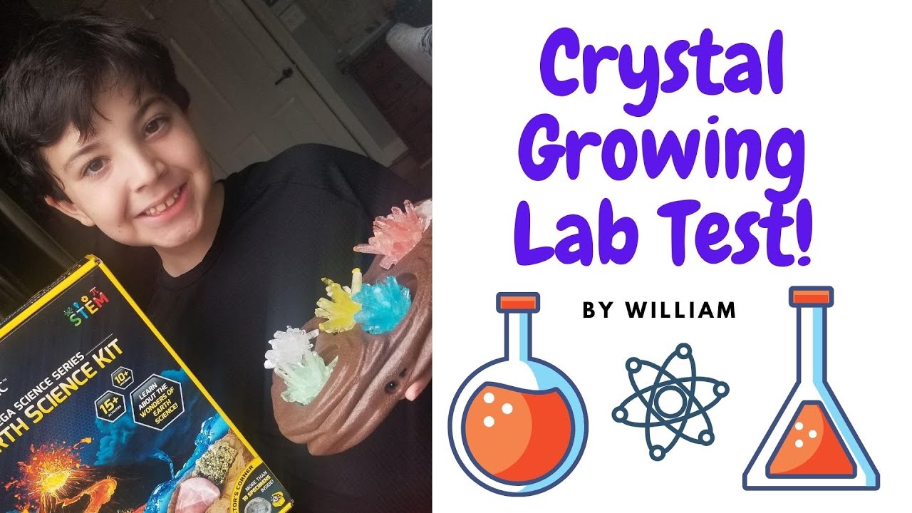 Mega Crystal Growing Lab Test - YouTube