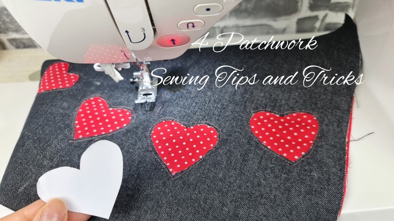 🌟 4 Amazing Sewing tips and tricks for Beginners | 4 Patchwork Sewing ...