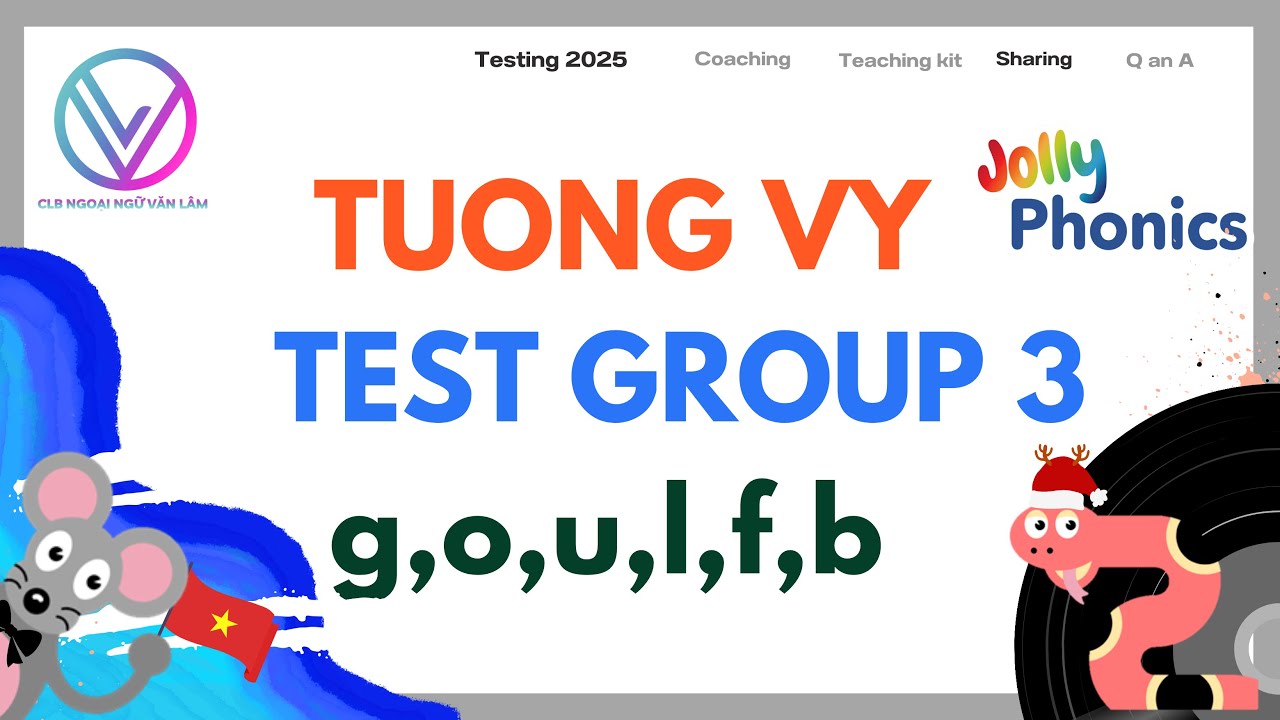 Jolly phonics test-Samy - YouTube