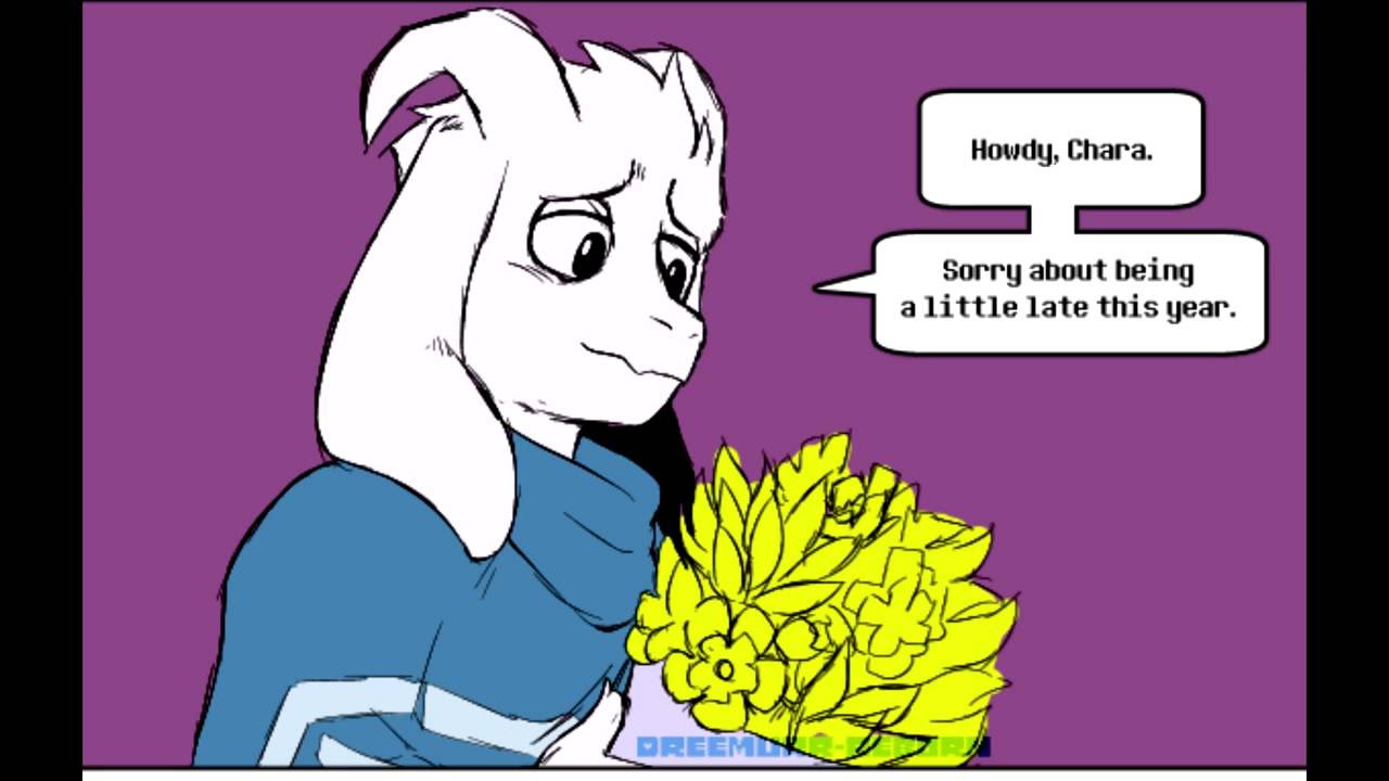 [Undertale Comic Dub] The Visit - Asriel Comic - YouTube