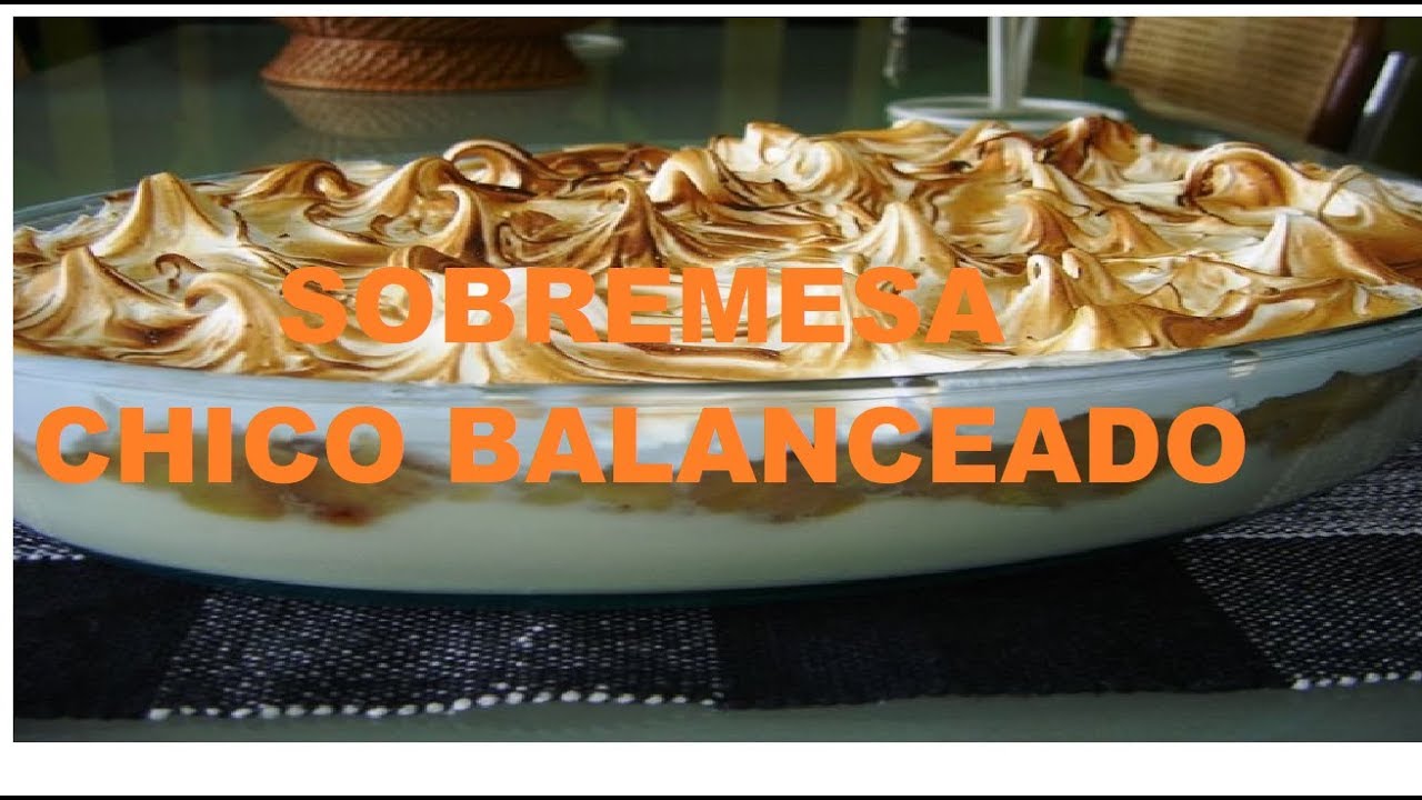 Sobremesa CHICO BALANCEADO/ Doce com banana e creme ou PAVÊ de banana ...