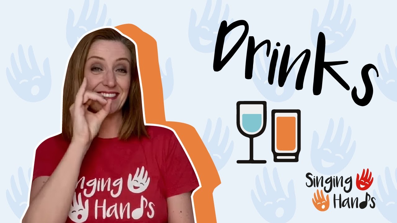 Makaton Topic - DRINKS - Singing Hands - YouTube