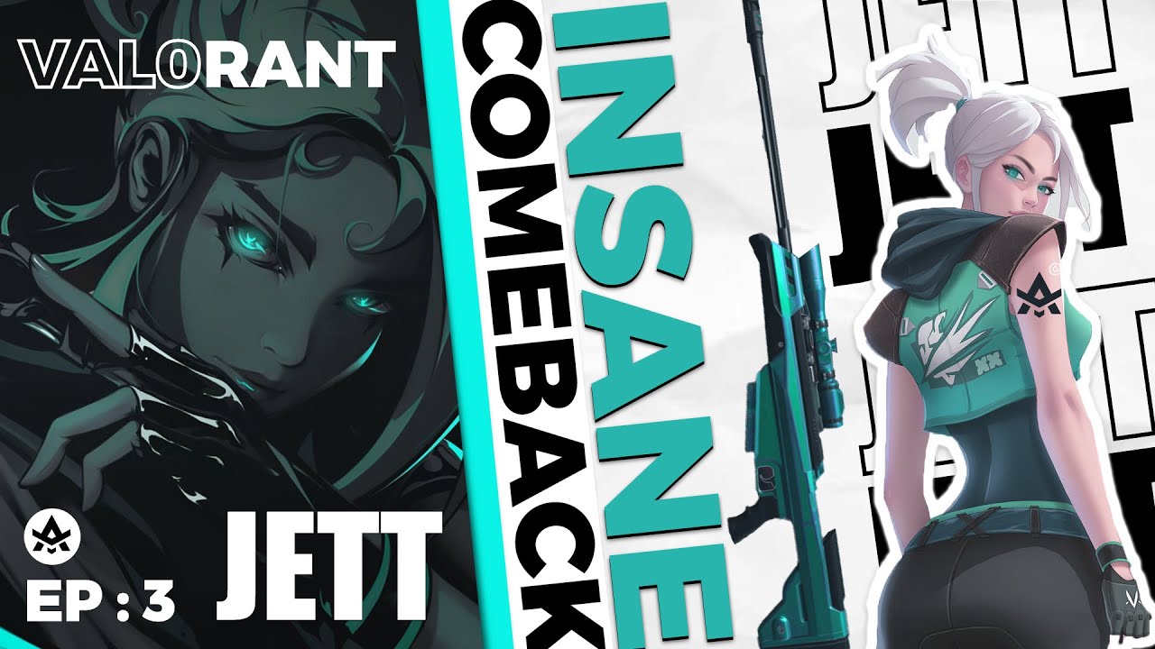 Valorant Jett OP Skills | INSANE COMEBACK | Ep : 3 - YouTube