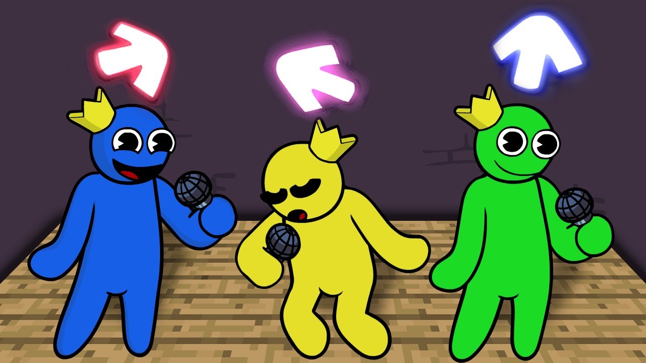 FNF Character Test | Gameplay VS Playground | Rainbow friends (Blue ...