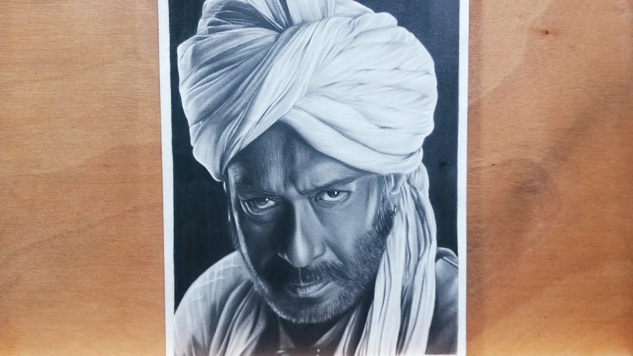 ajay devgan sketch | ajay devgan drawingn| hyperrealistic drawings ...