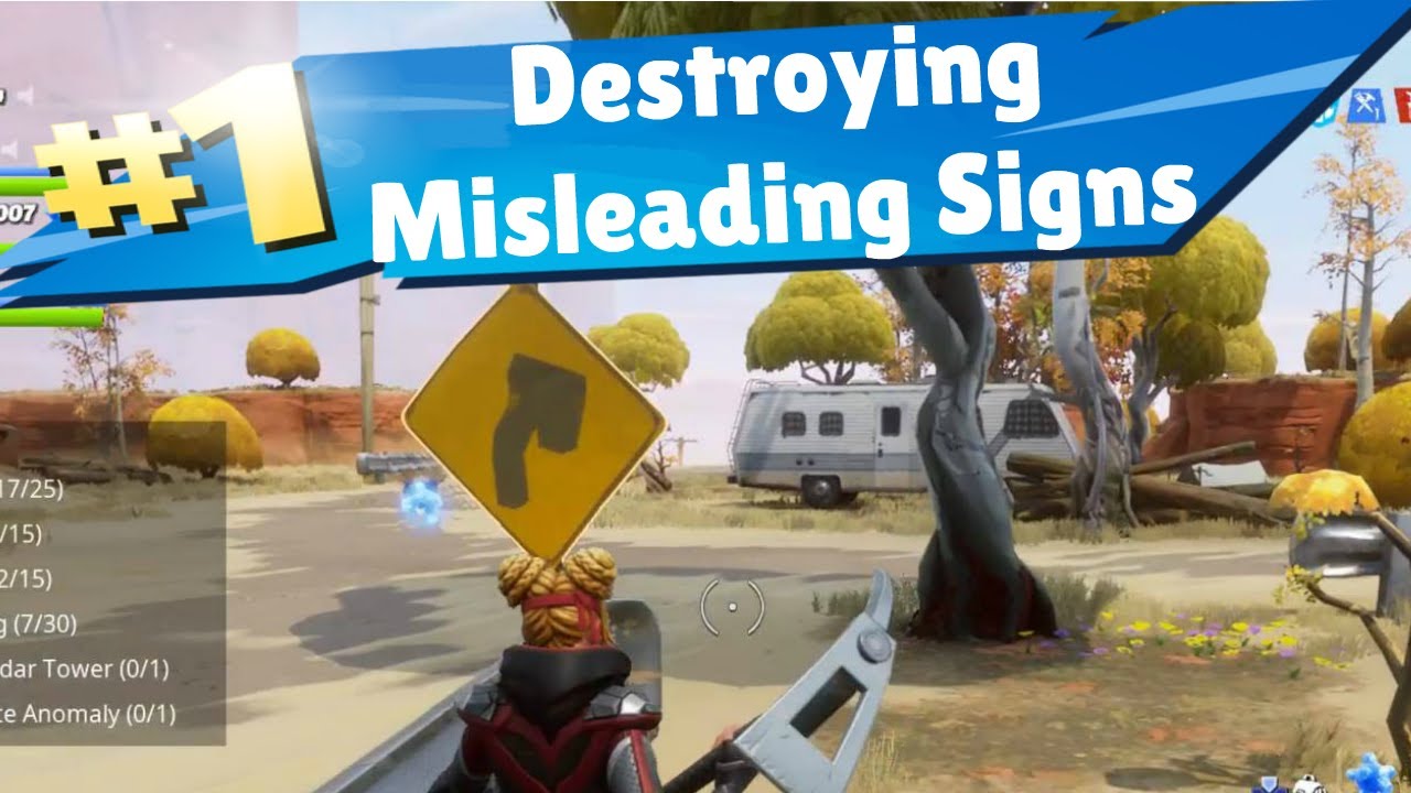 Protect Survivors by Destroying misleading Signs - YouTube