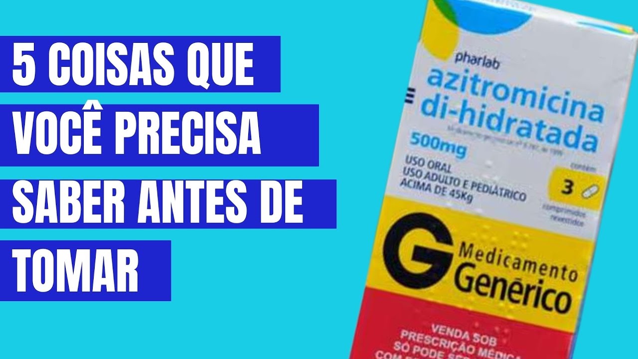 Azitromicina para que serve - YouTube