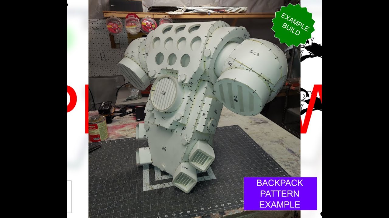 Space Marine Mark VII Backpack - YouTube