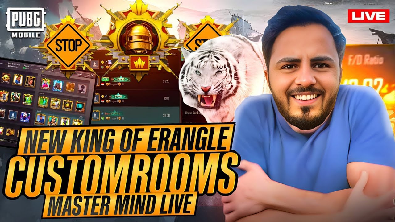 🔴LIVE PUBG MOBILE CUSTOM ROOMS | ROYAL PASS GIVEAWAY | UNLIMITED UC ROOMS | MasterMind IS LIVE ️ ...