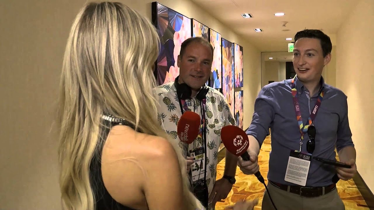 Henry McKean at the opening ceremony of the Special Olympics World ...