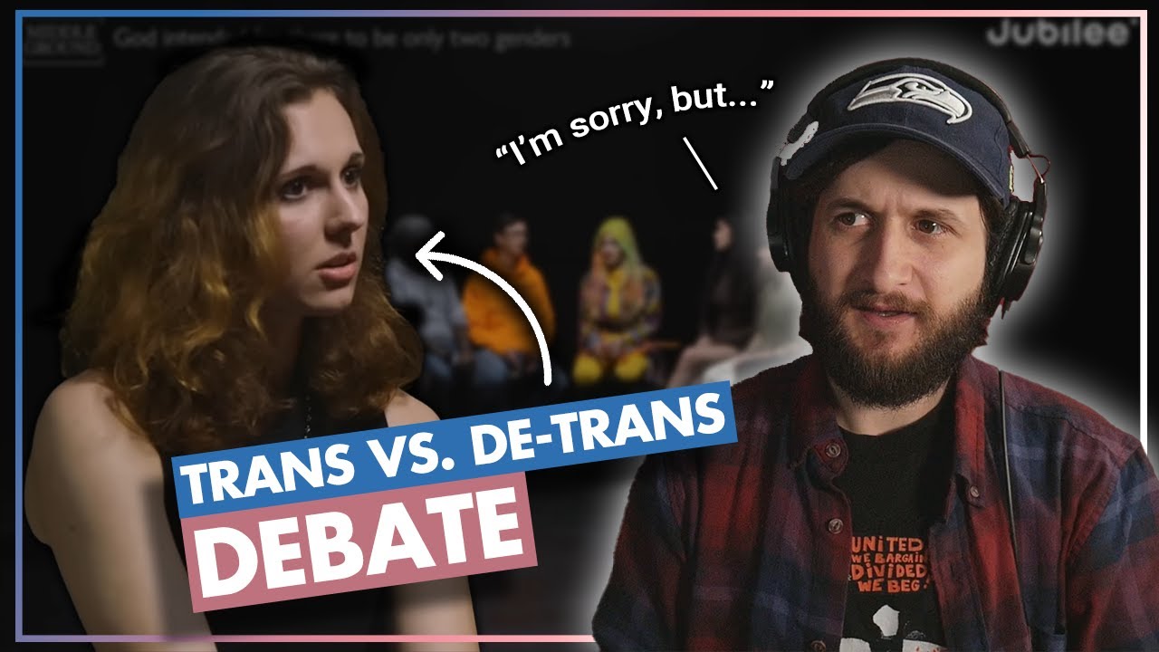 Trans vs. De-trans Debate | @jubilee Reaction - YouTube