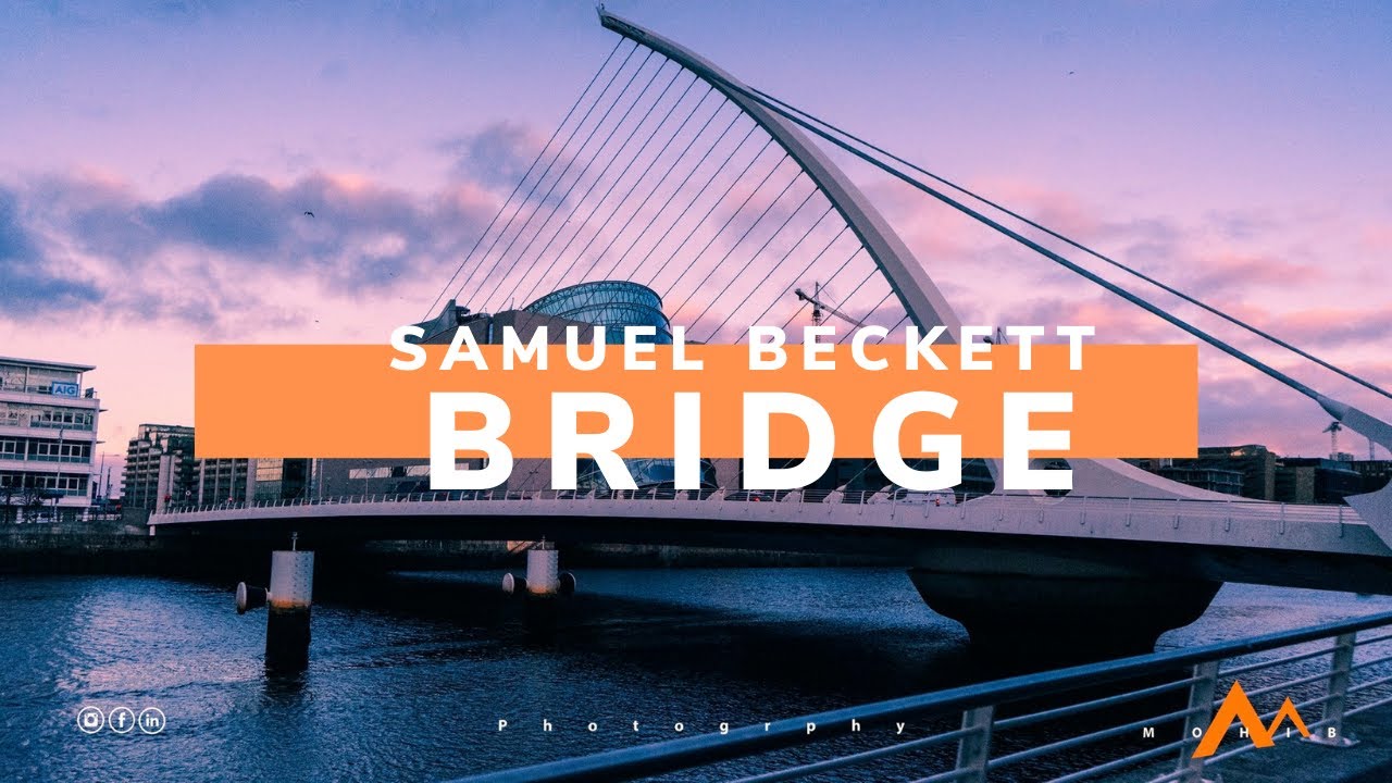 Samuel Beckett Bridge | Dublin, Ireland | Art By Mohib - YouTube